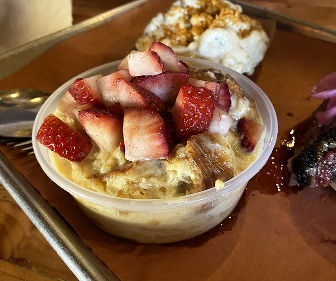 Not your grandma's bread pudding&mdash;unless your grandma was secretly a dessert genius. This tres leches bread pudding, topped with fresh strawberries, turns a creamy, dreamy classic into pure indulgence.