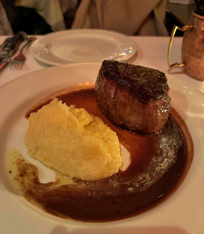 This filet doesn't just sit on the plate&mdash;it commands attention with a rich sauce that would make even vegetarians reconsider.