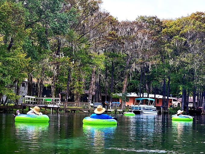 Floating through life has never looked so appealing. These tubers have discovered the secret to Florida relaxation&mdash;just add water and drift away.