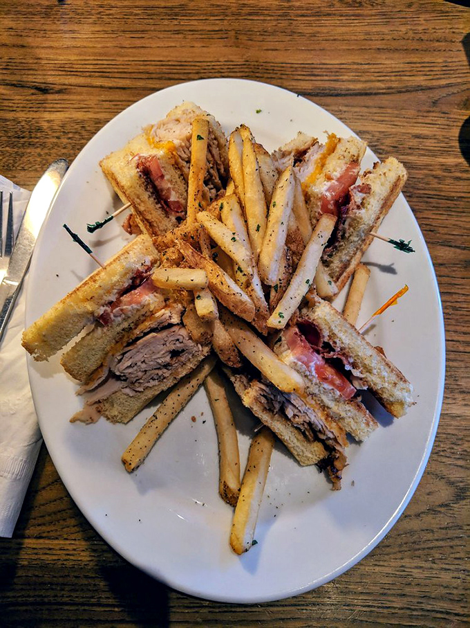 The club sandwich &ndash; architecture you can eat, where each layer tells its own delicious story.