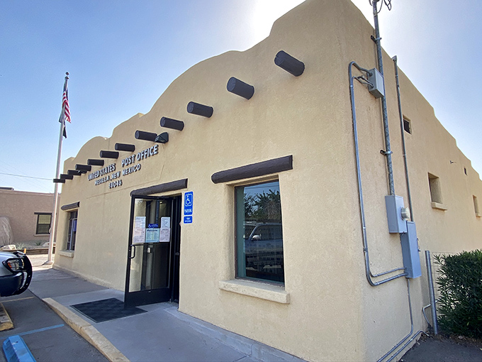 Even the post office in Mesilla tells a story, its adobe walls and vigas (wooden beams) turning everyday errands into a brush with architectural history.