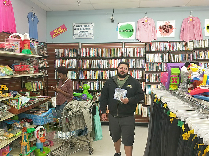 The book section: where paperback adventures and hardcover treasures await adoption for less than a fancy coffee.