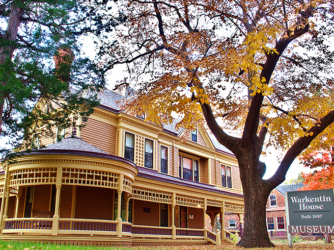 The Warkentin House stands as Victorian elegance on the prairie, where you half-expect to see ladies with parasols strolling across the lawn.