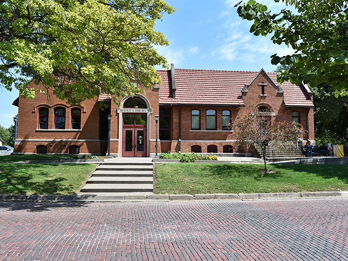 The West Liberty Public Library isn't just about books – it's the community's living room, housed in a stunning brick building with historic charm.