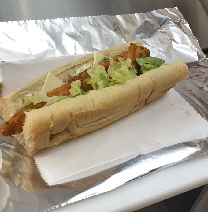 The whiting sandwich&mdash;where crispy, seasoned fish meets soft bread in a relationship that makes more sense than most Hollywood marriages.