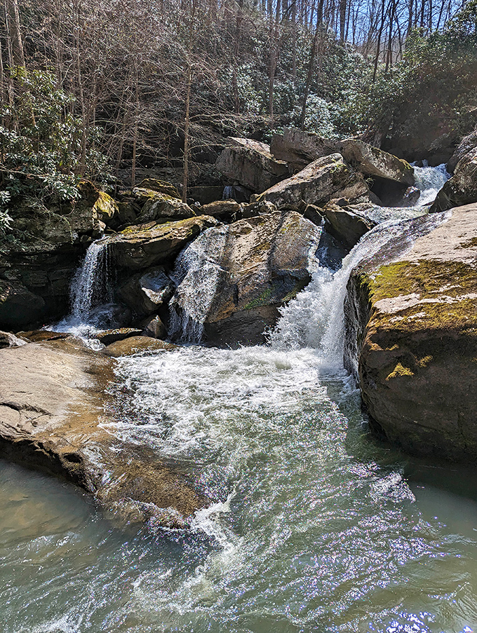 Wolf Creek Falls doesn't just flow&mdash;it performs, creating nature's symphony that makes your smartphone playlist seem utterly inadequate by comparison.