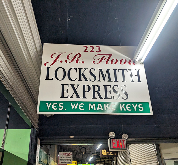 Need a key made while you shop? This market has thought of absolutely everything you could need.