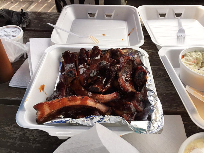 These ribs don't just fall off the bone&mdash;they practically leap into your mouth. The glossy sauce clings to each morsel like it can't bear to part.