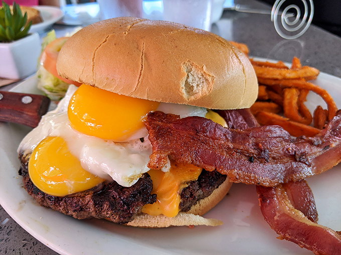 Some call it a burger, others call it breakfast&mdash;I call it the reason elastic waistbands were invented.