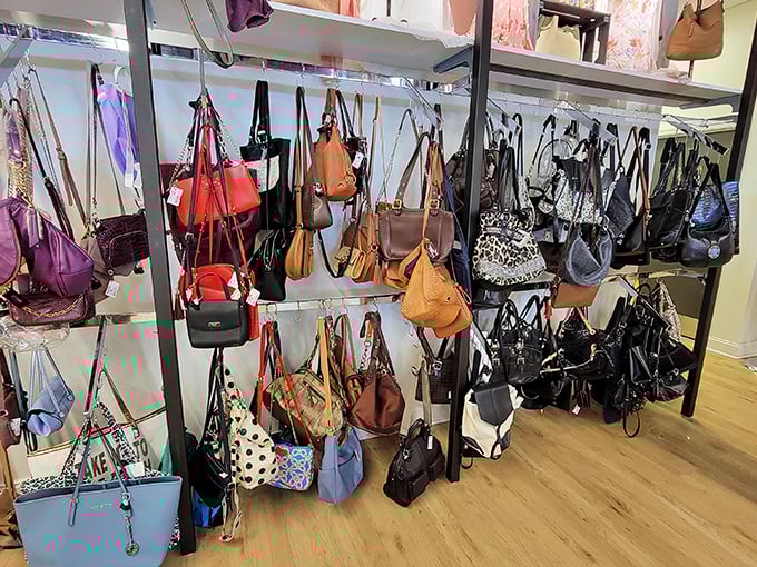Handbag paradise where purses of all persuasions hang out together like old friends at a reunion&mdash;minus the awkward small talk.