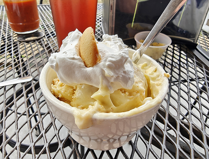 This banana pudding isn't just dessert&mdash;it's a creamy, vanilla-infused time machine to Southern childhood memories, complete with that perfect vanilla wafer on top.