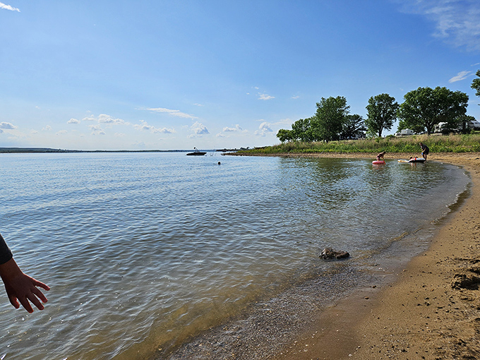 Beach day in Kansas? You bet! Wilson's sandy shores offer the perfect spot for toe-dipping, sandcastle-building, and forgetting about Monday's meeting.