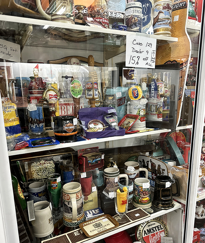 Wisconsin's brewing heritage lives on in these vintage beer collectibles—each mug and sign telling tales of Friday fish fries past.