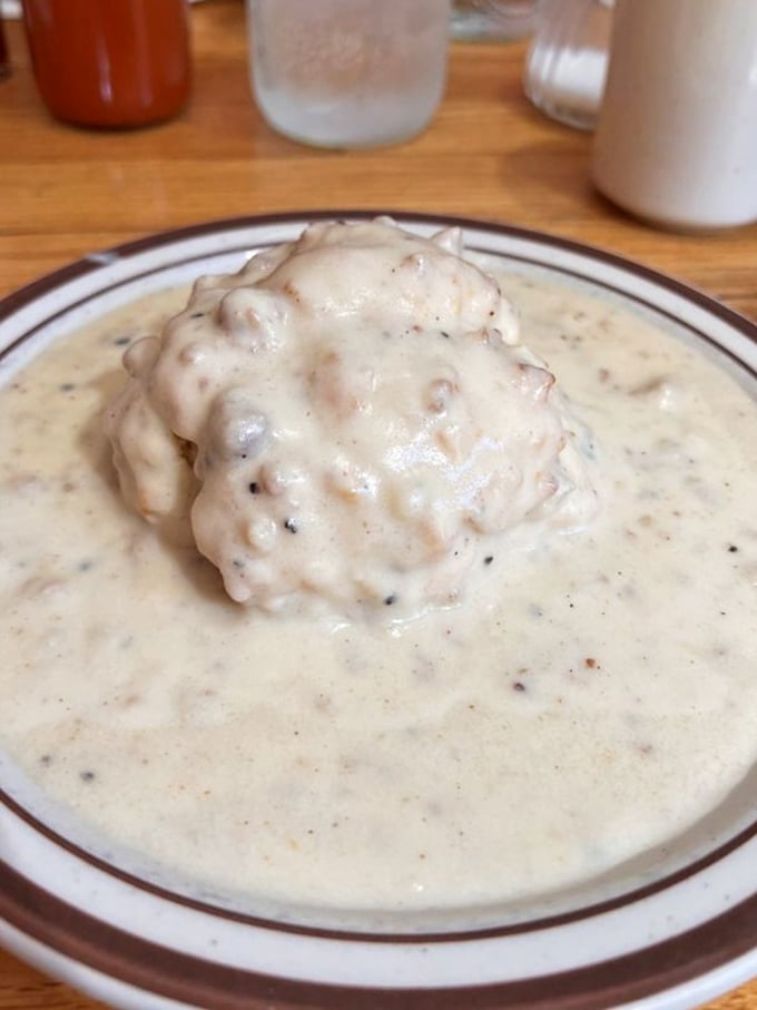 Biscuits and gravy: the breakfast equivalent of a warm hug from your grandmother, if your grandmother happened to be a culinary genius.