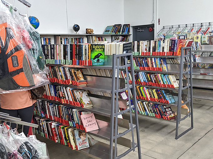 The book section offers literary adventures for pocket change &ndash; where else can you travel to Narnia, Hogwarts, and Middle-earth for less than the price of lunch?