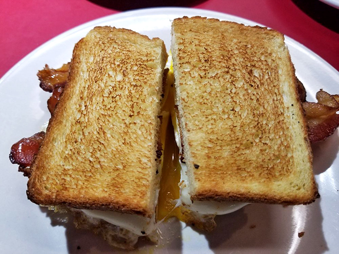 The perfect grilled cheese doesn't exi&mdash; Oh wait, there it is, with that melty cheese pulling apart like it's auditioning for a food commercial.