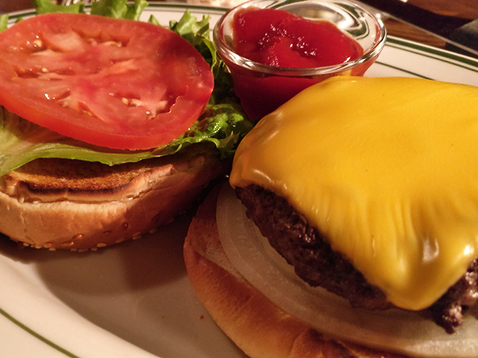 Even the humble cheeseburger gets the royal treatment here &ndash; melty cheese, fresh toppings, and a bun that knows its supporting role perfectly.