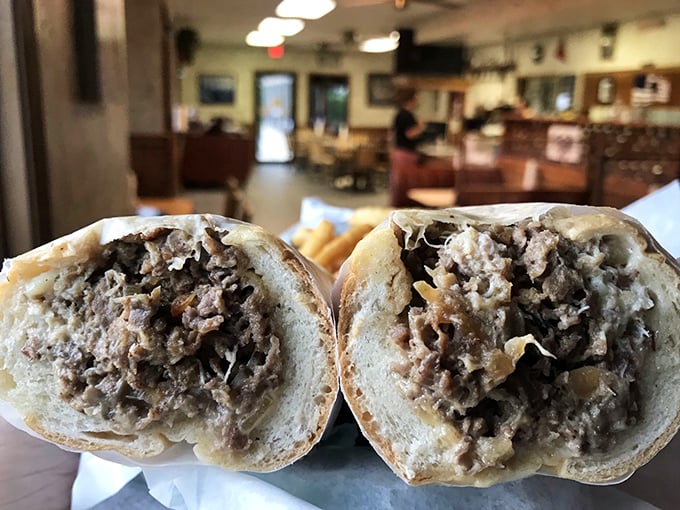 Not in a crabby mood? The cheesesteak sub proves this seafood haven knows its way around land-based delights too.