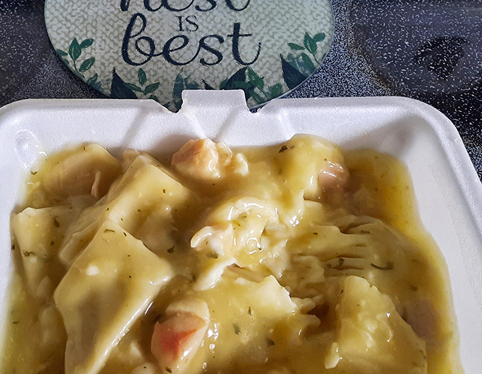 This chicken and dumplings doesn't just warm your stomach; it time-travels you straight to grandma's kitchen table.