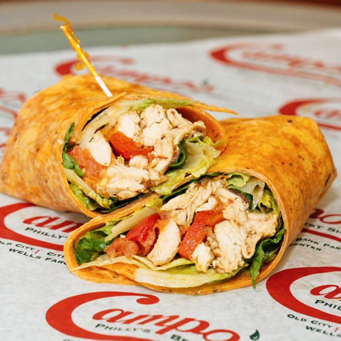 The chicken wrap at Campo's proves that not all heroes wear capes&mdash;some come wrapped in tortillas with fresh veggies and perfectly seasoned chicken.