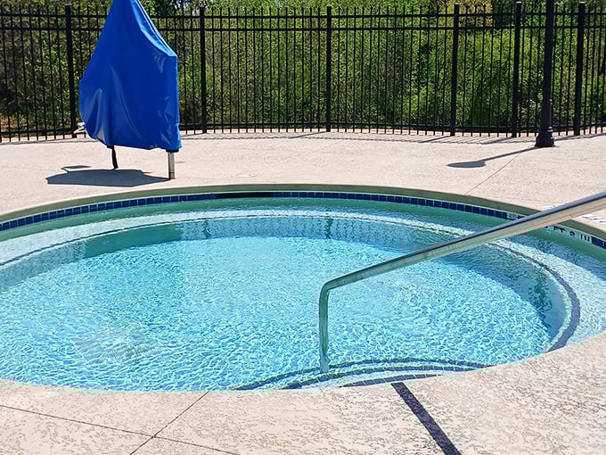 The hot tub&mdash;where neighborhood news travels faster than the bubbles and yesterday's tennis injuries melt away like magic.