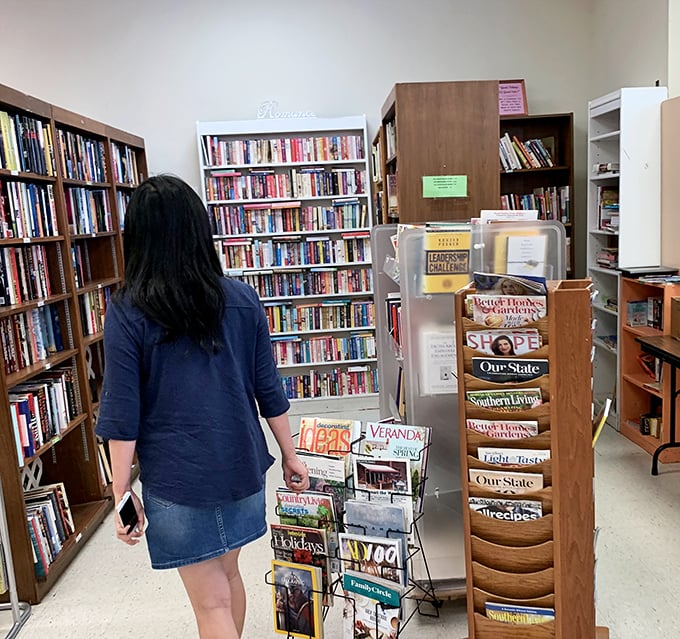 The book section rivals small-town libraries, offering literary journeys for pocket change. Somewhere in these shelves is the paperback that will change your life.