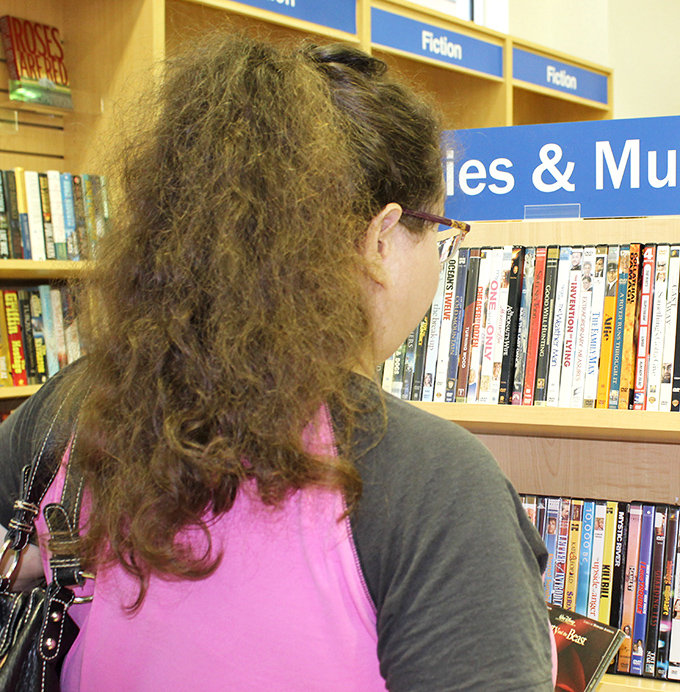 The media section is organized by genre, making it easy to discover that paperback you've been meaning to read or the DVD of that show everyone's talking about.