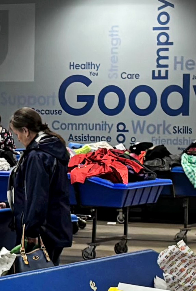 Serious shoppers come prepared, scanning blue bins with the focus of archaeologists uncovering ancient civilizations—except these artifacts cost pennies.