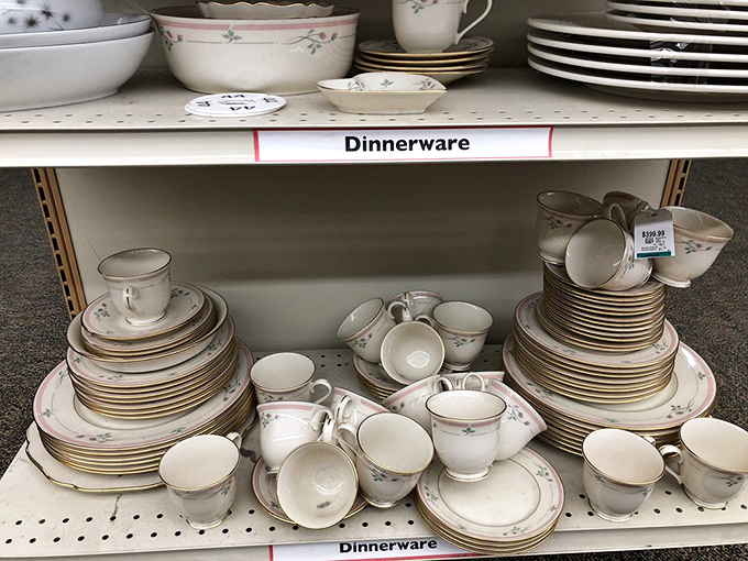 Delicate dinnerware awaits its second act. One person's discontinued pattern is another's perfect match for those inherited teacups.