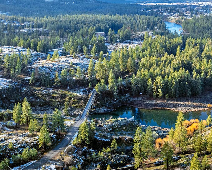 Winter dusts Post Falls with just enough snow to look magical without requiring Olympic-level shoveling skills.