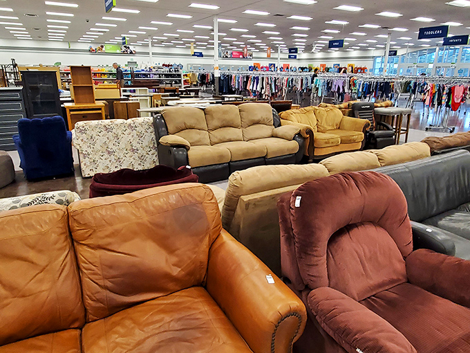 Furniture that's seen more family dinners than Thanksgiving at Grandma's, now waiting for its next chapter at prices that won't require a second mortgage.