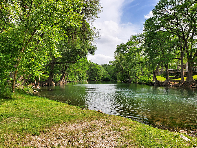 The Guadalupe River meanders through town like it's got all day, because honestly, it does and so should you.