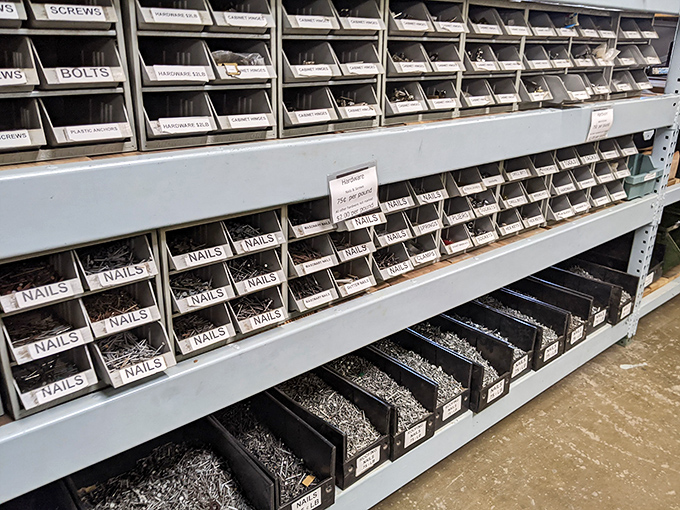 Hardware heaven for the DIY devotee. Like a well-organized candy store, but instead of sugar rushes, you get home improvement victories.