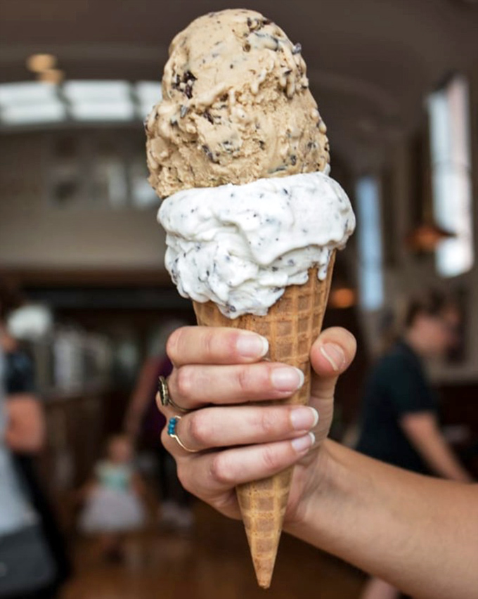 Ice cream that makes adults gesticulate wildly with spoons while trying to describe flavors. Words fail; facial expressions tell the whole delicious story.