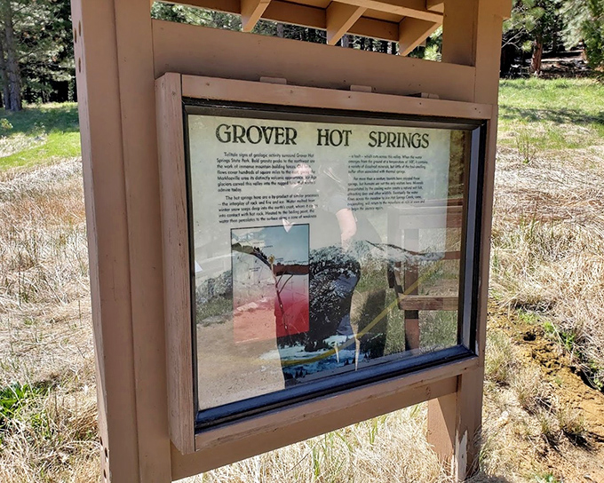 Even the educational signage here feels relaxed, like it's sharing secrets rather than lecturing about geology.