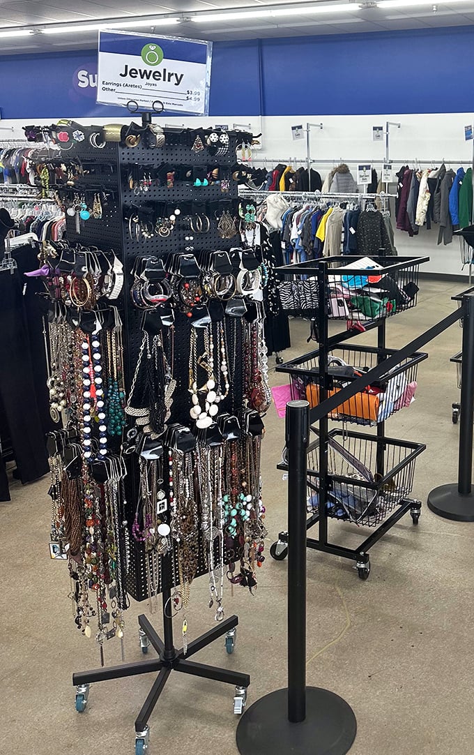 Jewelry that tells a thousand stories. Each necklace and earring pair once celebrated birthdays, anniversaries, or simply Tuesday's impulse purchase.