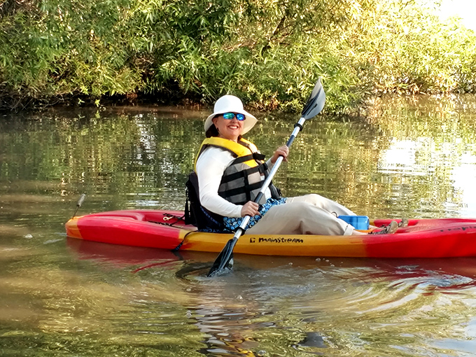 Kayaking Washoe Lake: where "going with the flow" isn't just good advice&mdash;it's the only option. Adventure awaits around every bend.