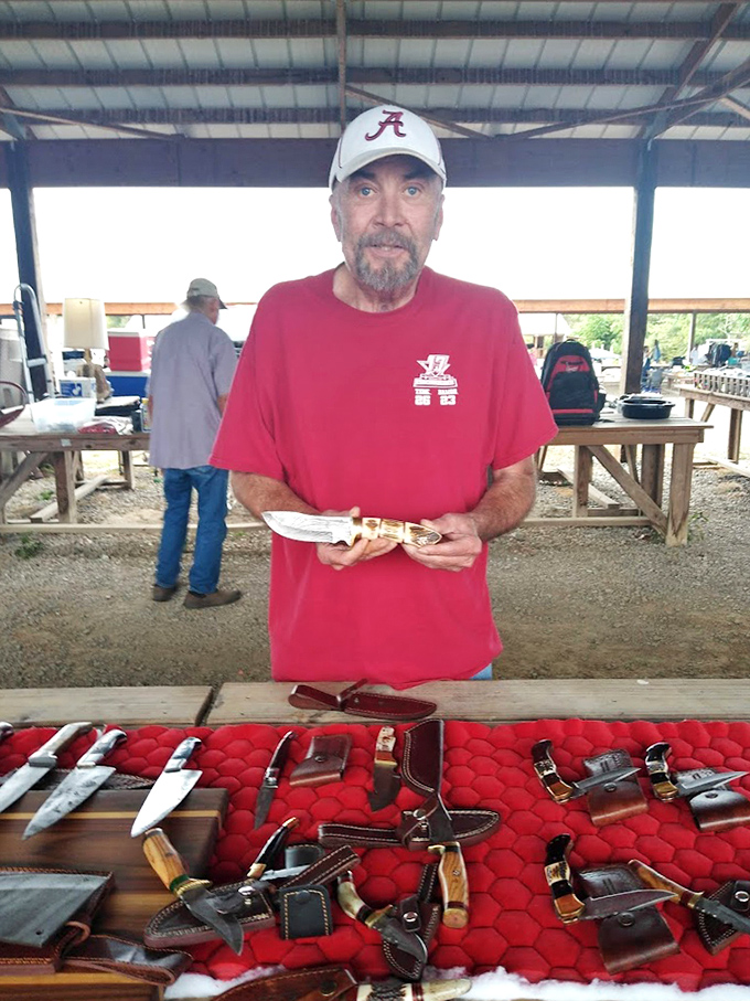 Not your average cutlery drawer! This vendor's handcrafted knives combine practicality with artistry&mdash;tools that would make any chef or outdoorsman swoon.