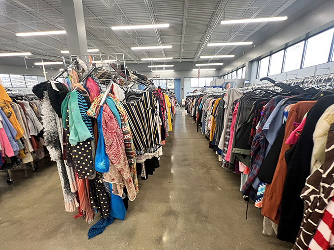 Ladies' apparel section offers more outfit options than Cher's closet &ndash; at a fraction of the price.