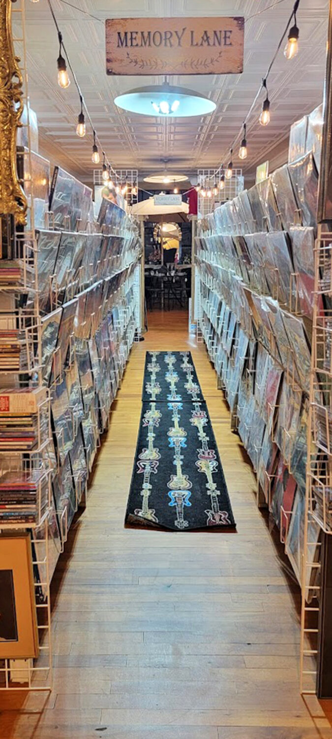 "Memory Lane" indeed! This vinyl paradise would make any record collector weak in the knees and light in the wallet.