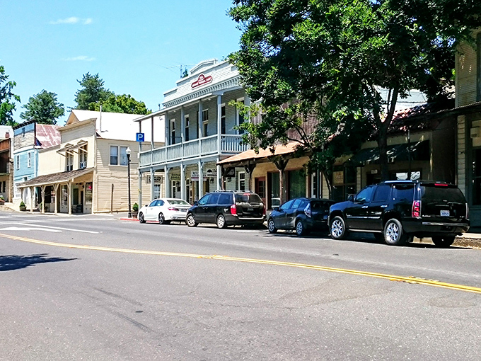 These storefronts have witnessed everything from Gold Rush fever to frog jumping contests. If only these balconies could talk!