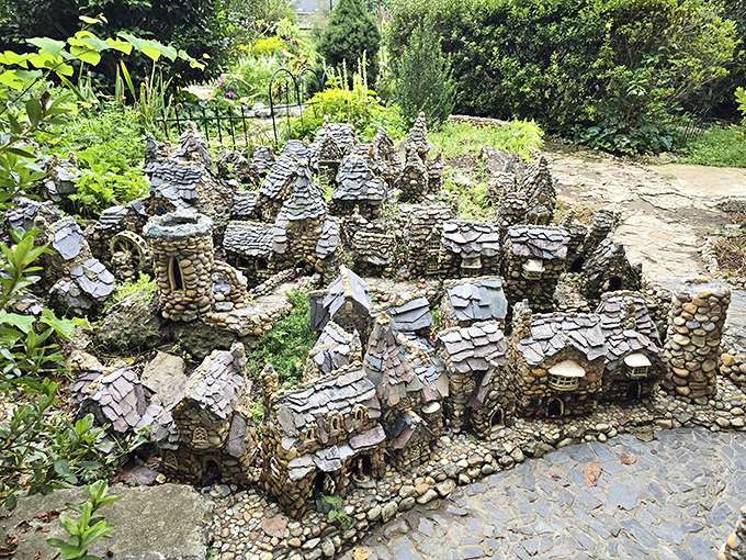 A tiny town with big personality. Each structure represents hours of stone-stacking wizardry that would impress even the most dedicated Jenga champions.