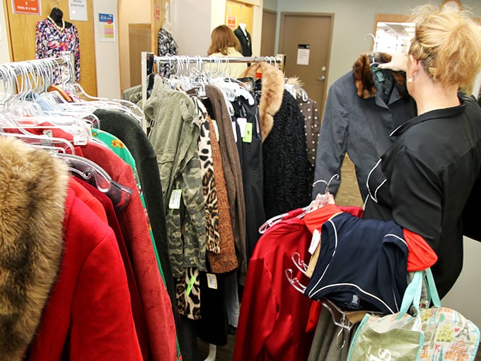 The coat section: where winter survival gear meets fashion statements, and smart shoppers prepare for Minnesota's inevitable cold snap.