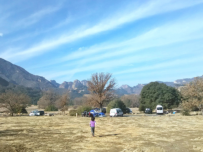 Camping with a view that beats any five-star hotel's wallpaper. Those mountains don't charge extra for their majesty.