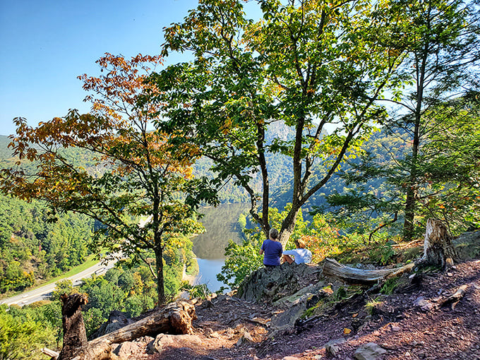 The best conversations happen on cliff edges. Something about vast horizons makes small talk impossible and deep thoughts inevitable.