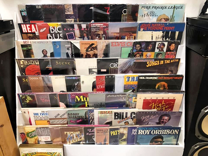 Vinyl heaven for music lovers—where Roy Orbison, Elvis, and Neil Diamond patiently wait to soundtrack your life again.