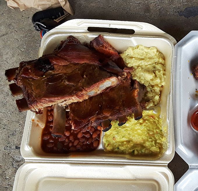 Ribs that don't need a business degree to know their purpose in life: fall off the bone and into barbecue history.