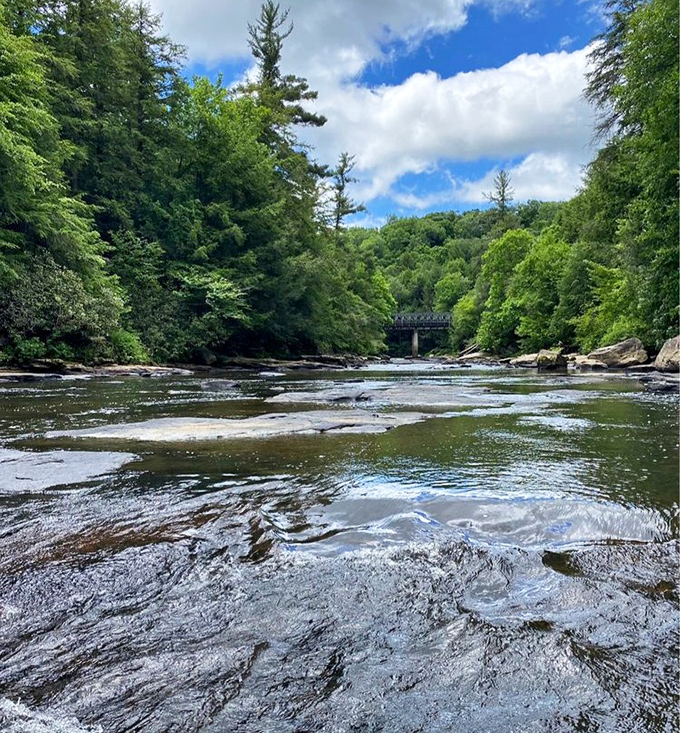 The Youghiogheny River doesn't need Instagram filters. This natural beauty has been attracting admirers long before "likes" were invented.