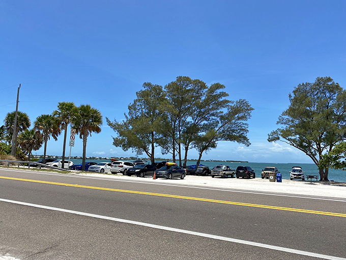 Where else can you park your car directly on the sand? The roadside beaches of the causeway islands turn your vehicle into the world's most convenient cabana.