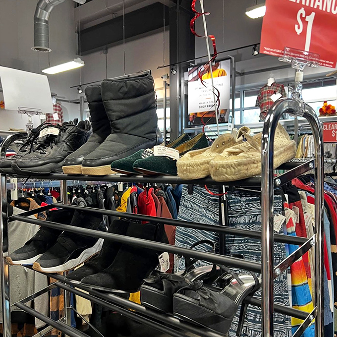 Dollar signs that won't make you wince! The clearance section&mdash;where patience meets payoff in spectacular fashion.